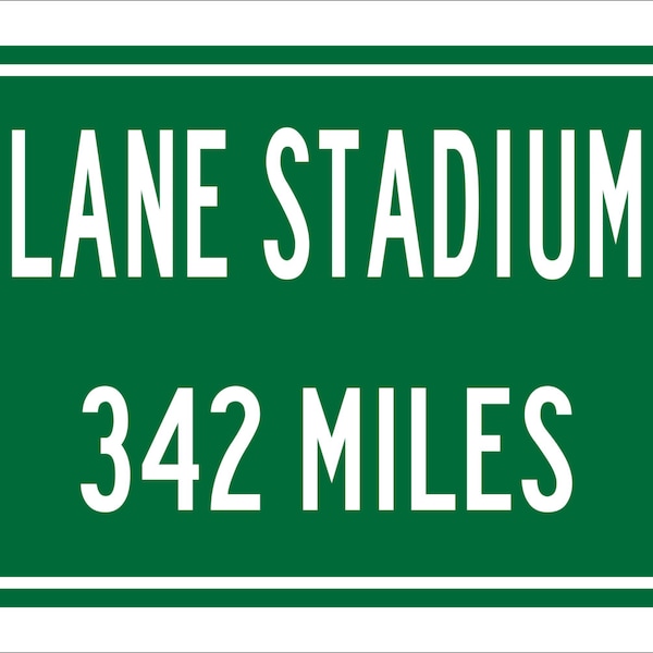 Distance Sign - Etsy