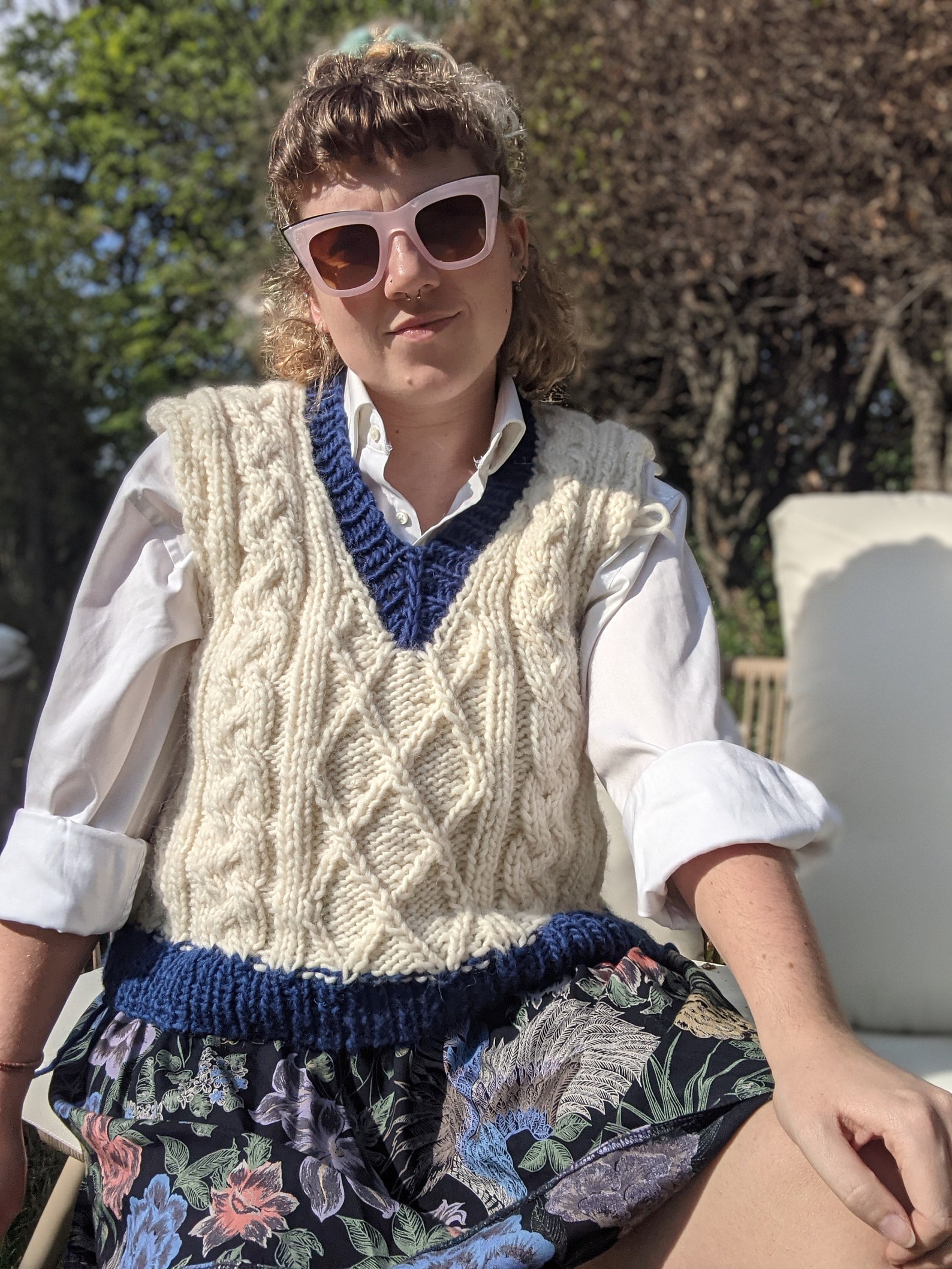 Coastal Cable Vest Knitting Pattern - Sizes XS-2XL - Etsy