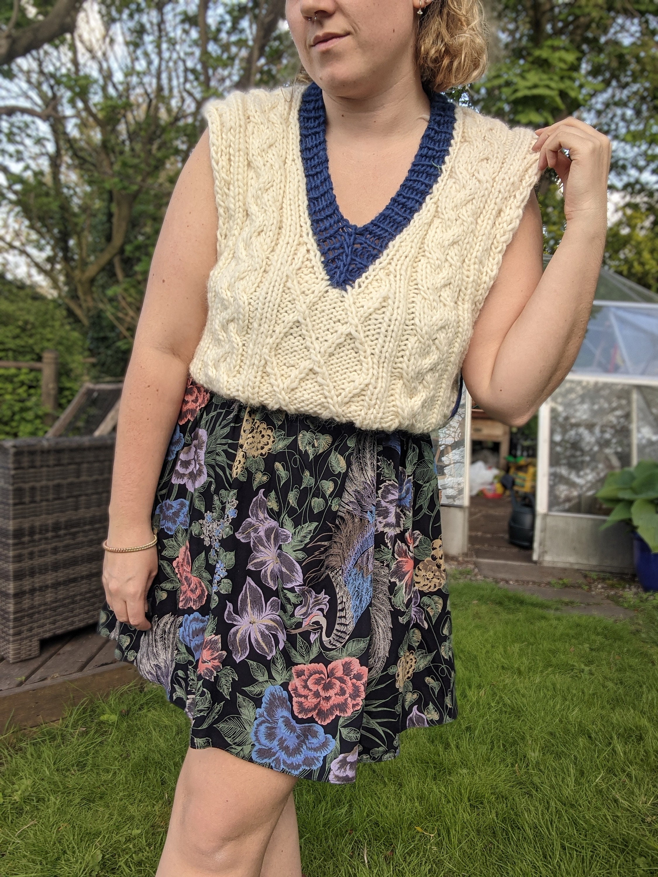 Coastal Cable Vest Knitting Pattern - Sizes XS-2XL - Etsy