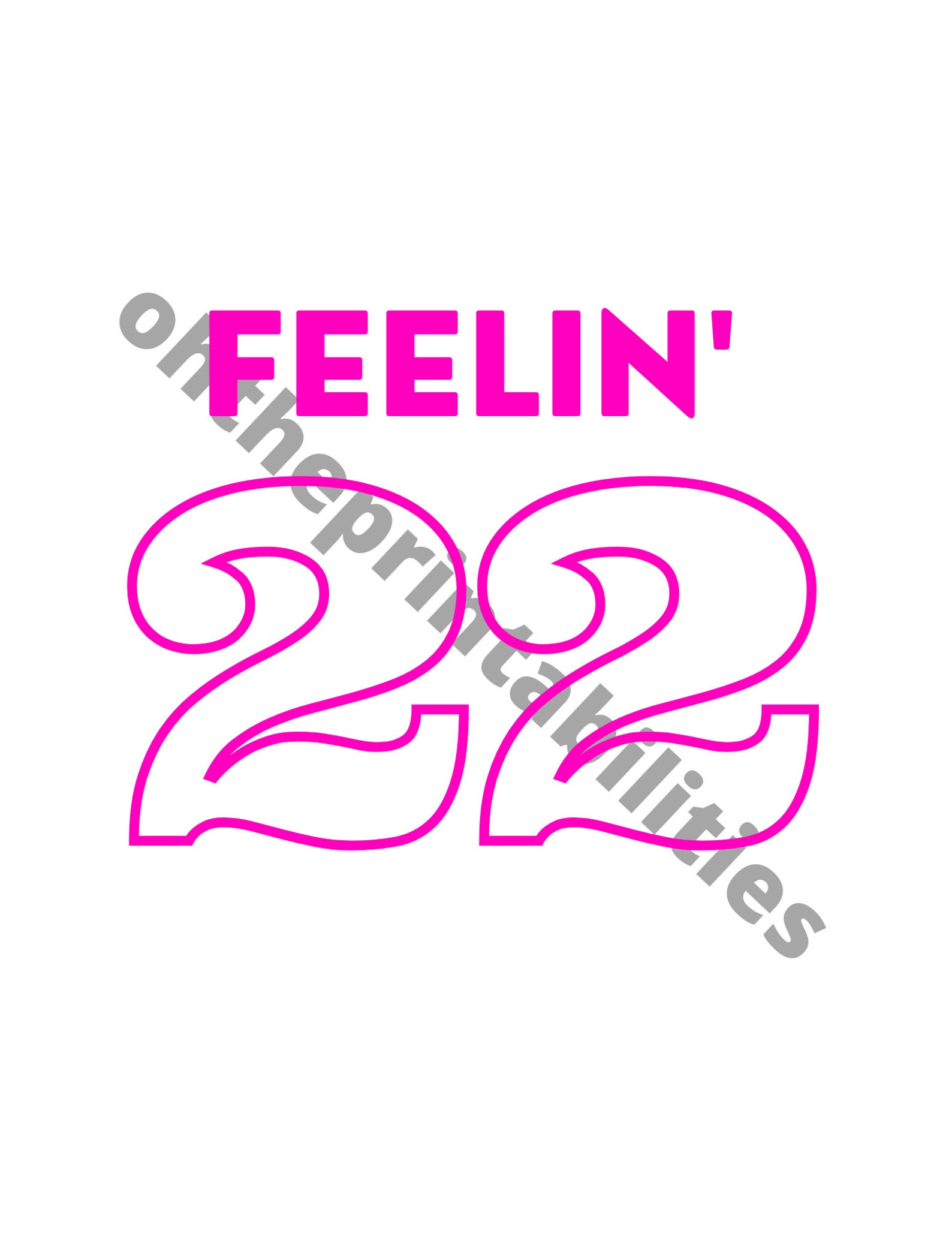 Feelin 22 SVG Digital Download, Birthday Svg, Taylor Swift Svg, Cut ...