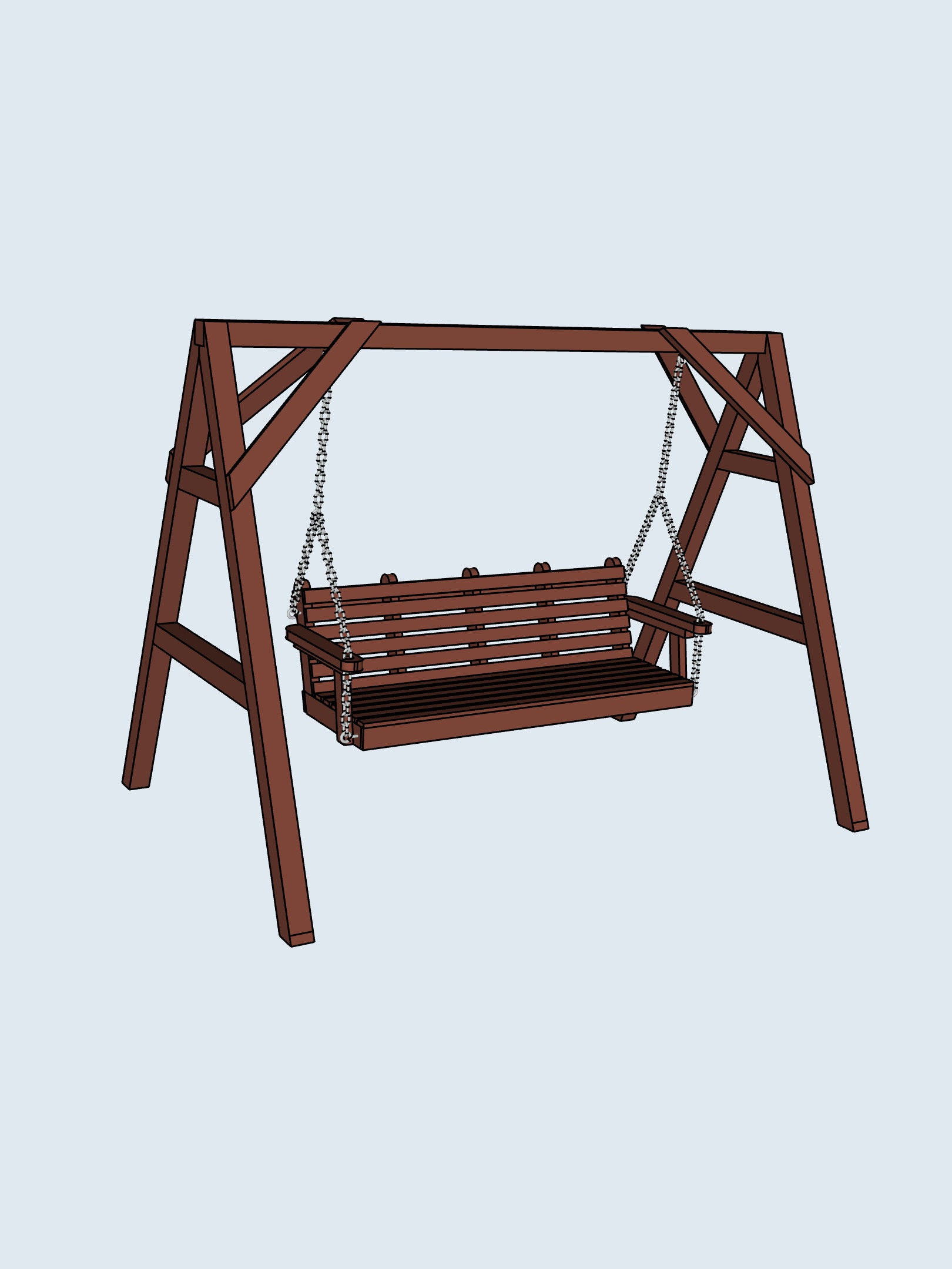 Diy Swingset Plans Step And Pdf Files Etsy