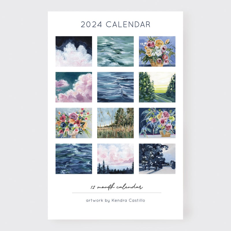 Calendar Art - Etsy