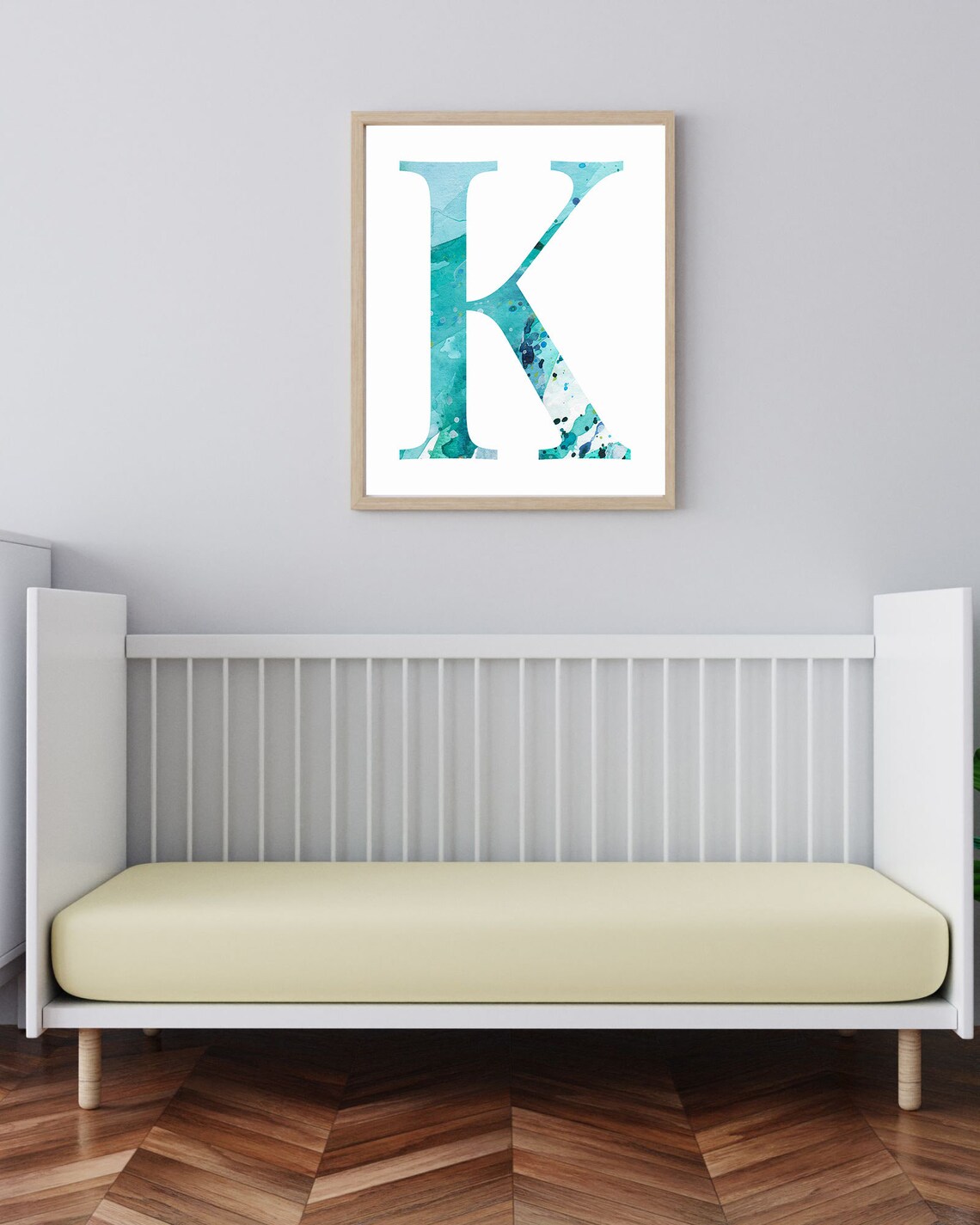Letter "k" Poster Print, INSTANT ART, Name Initial Art, ABC Prints ...