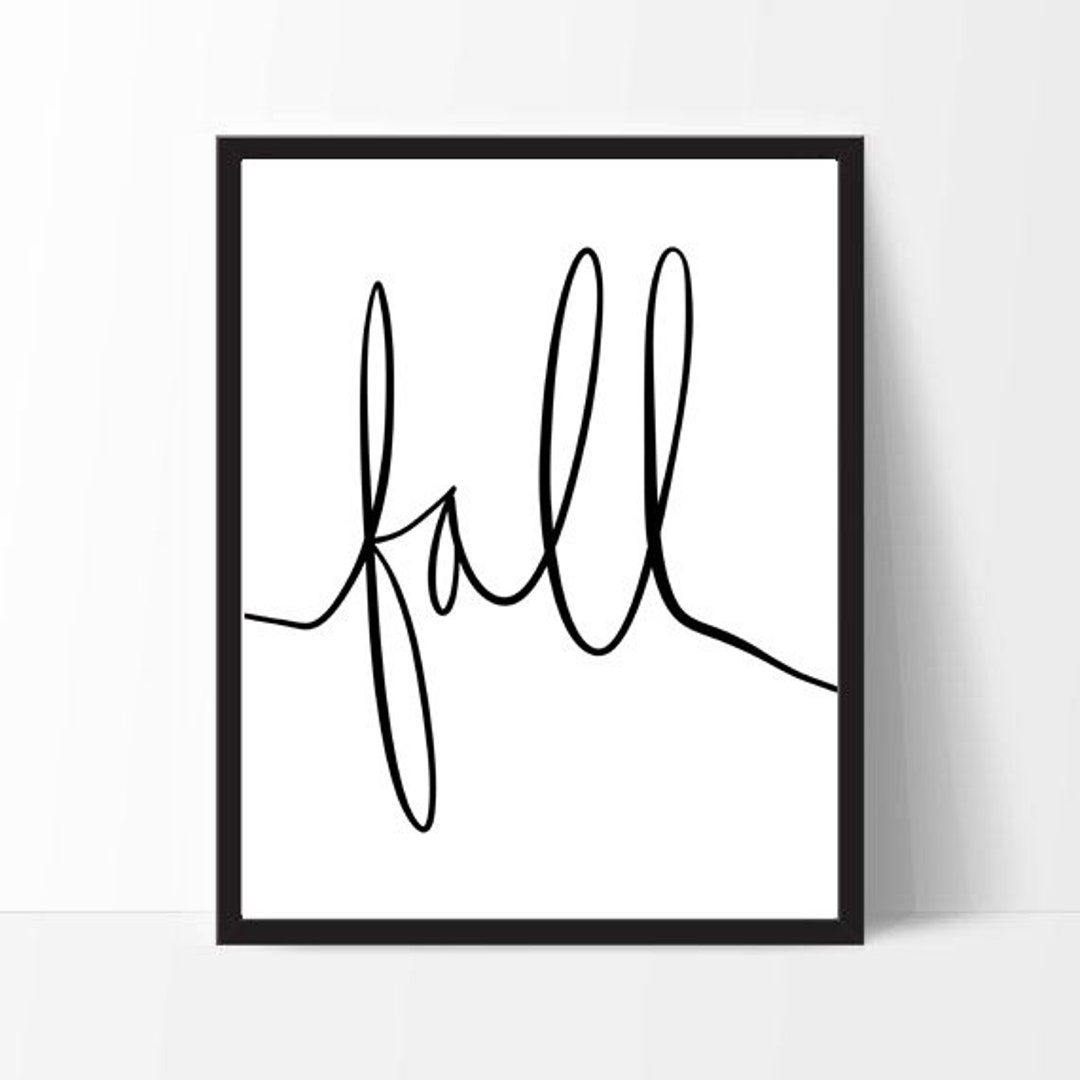 FALL Art Print, INSTANT ARTWORK, Fall Art Print Rustic Fall Decor, Farm ...