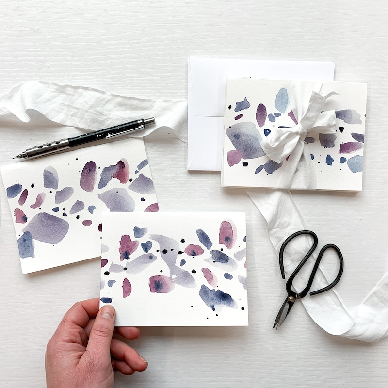 Watercolor Cards - Etsy