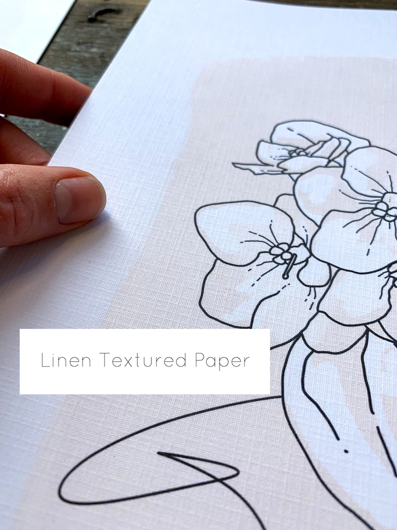 Birth Month Flower Print, Custom, Birth Flower Drawing, Birth Flower ...