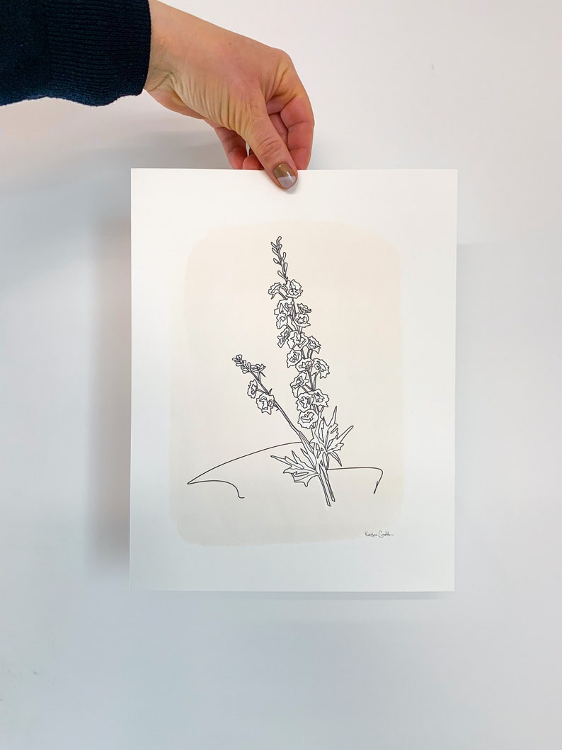 July Birth Month Flower Print. Instant Download. Print at Home Art ...
