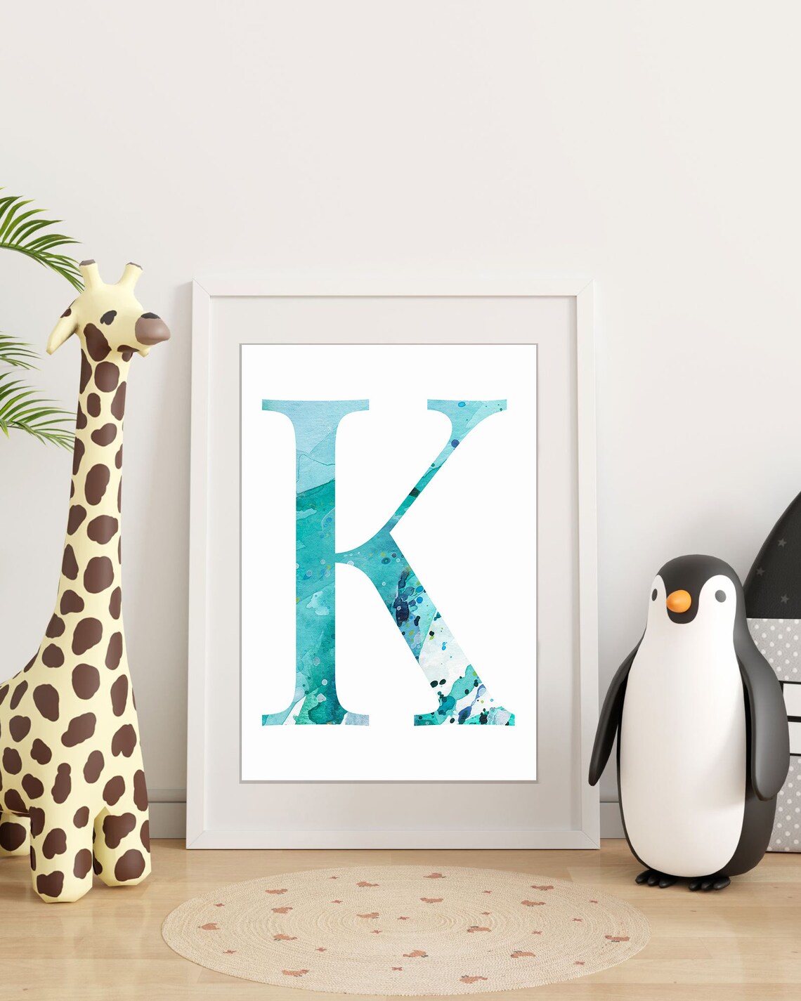 Letter "k" Poster Print, INSTANT ART, Name Initial Art, ABC Prints ...
