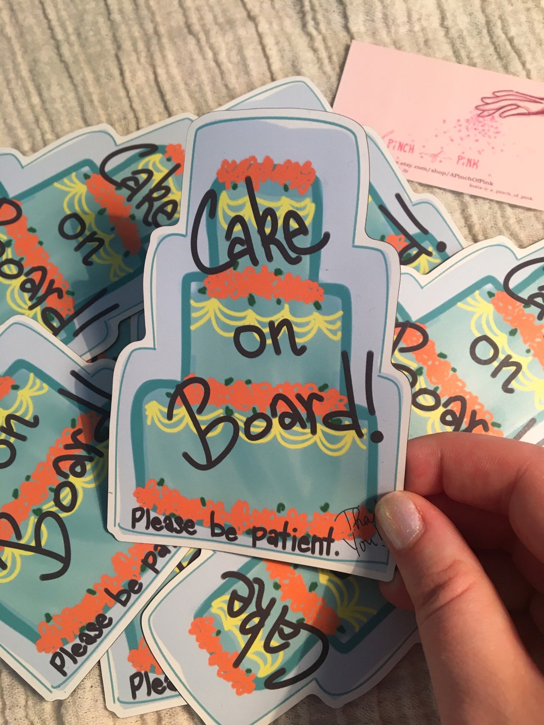 Cake on Board Car Magnet - Etsy