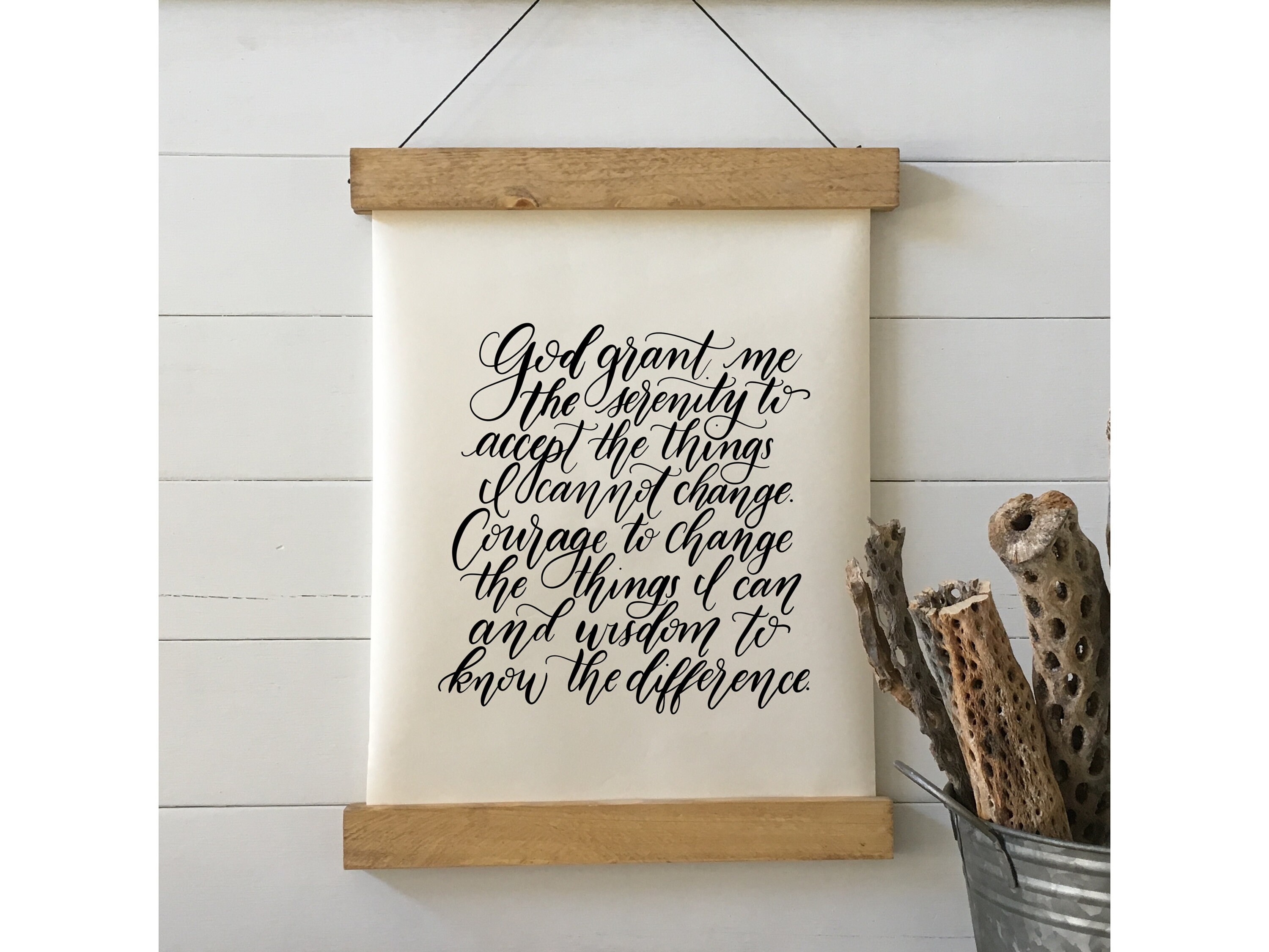 Serenity Prayer Printable Calligraphy 8x10 - Etsy