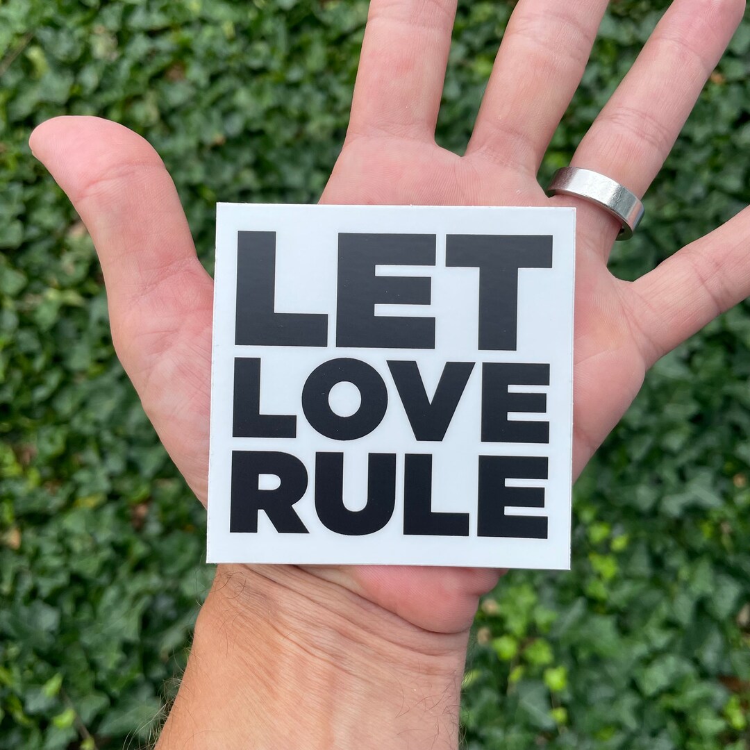 Let Love Rule Fan Art Sticker - Etsy