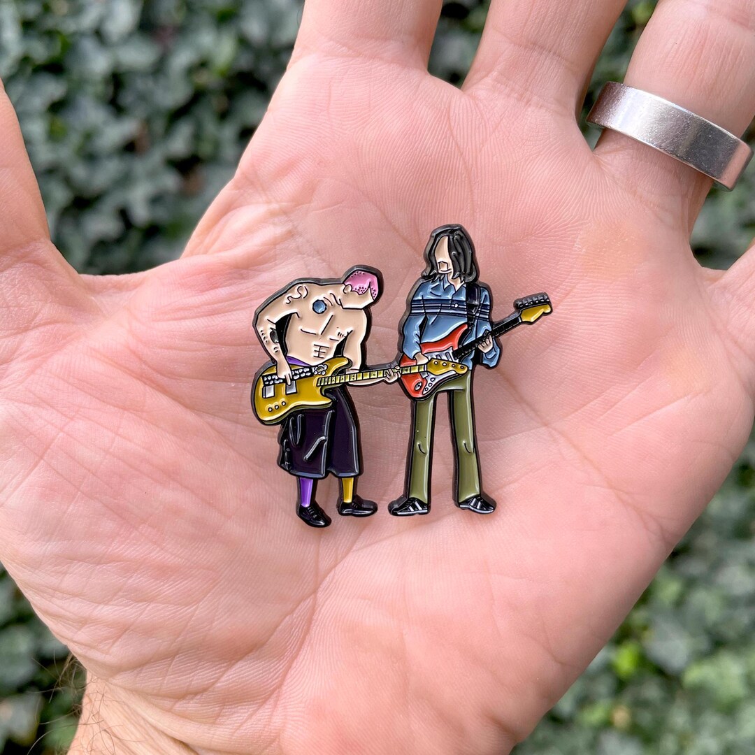 RHCP Style Enamel Pin - Etsy