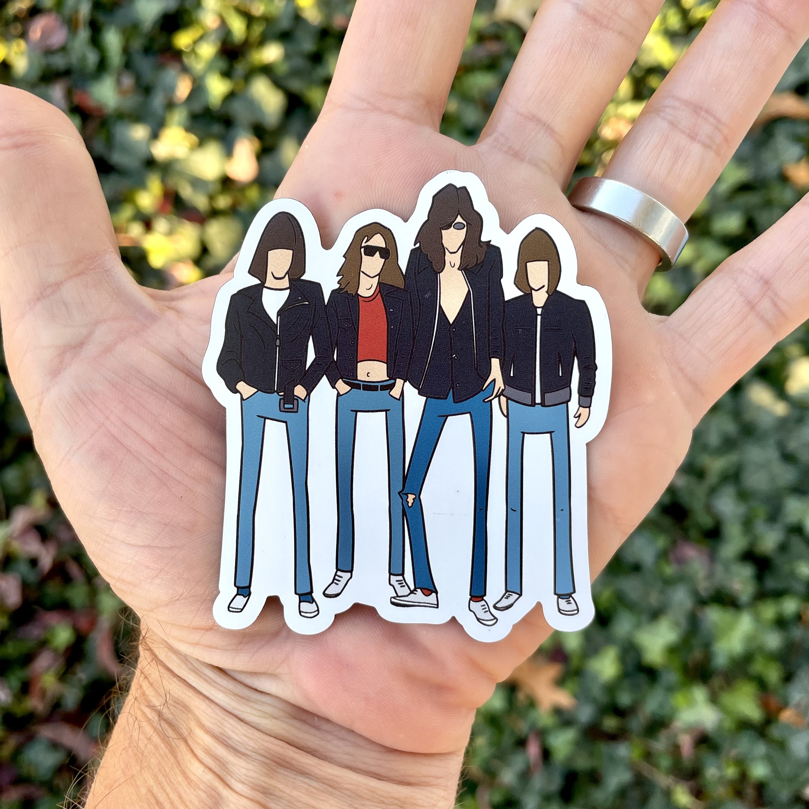 Hey Ho Fan Art Band Magnet - Etsy