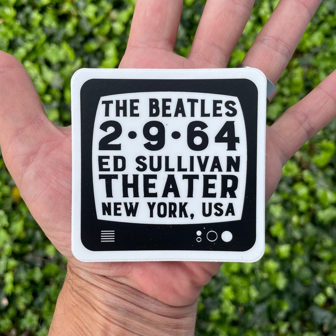 Fab 4 Ed Sullivan Fan Art Sticker - Etsy