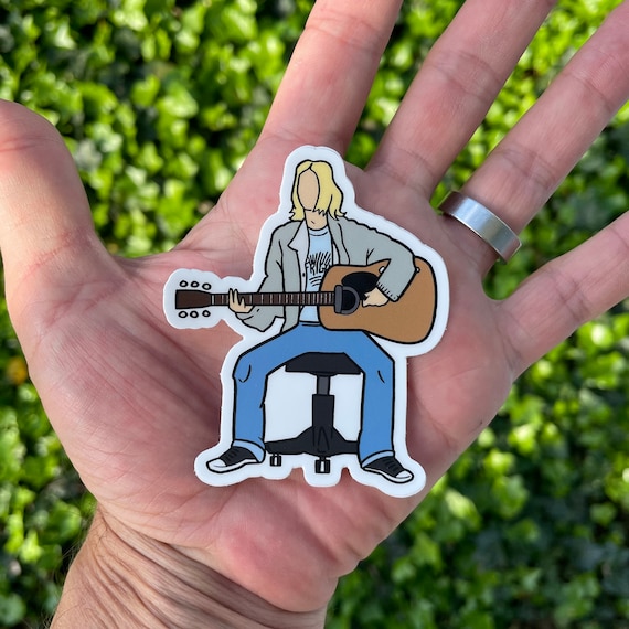 Kurt Unplugged Fan Art Sticker - Etsy