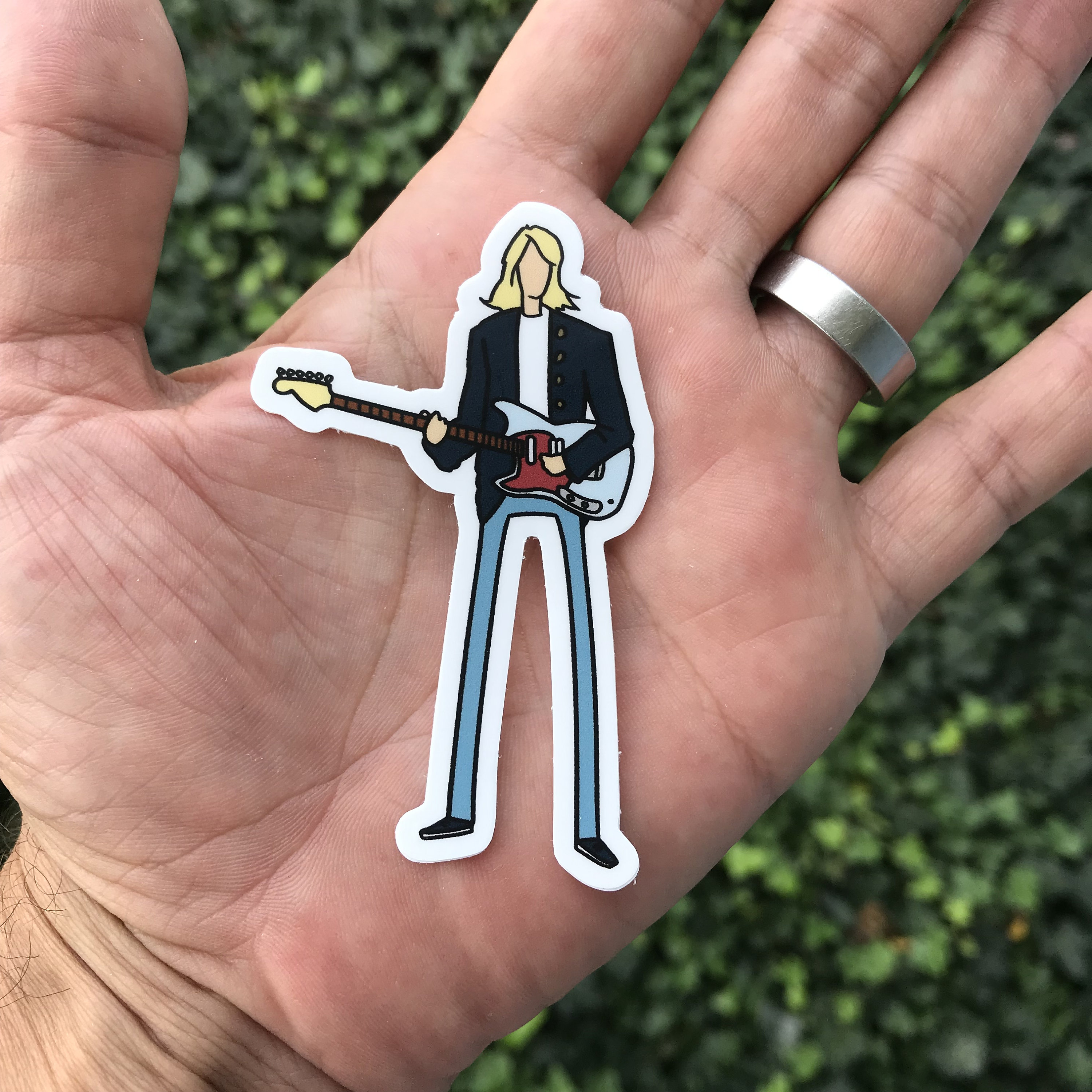 Kurt Fan Art Sticker | Etsy