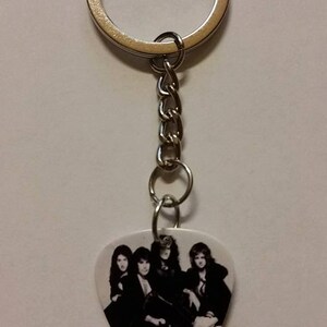 Queen Guitar Pick Keychain. Handmade. Classic Rock - Etsy