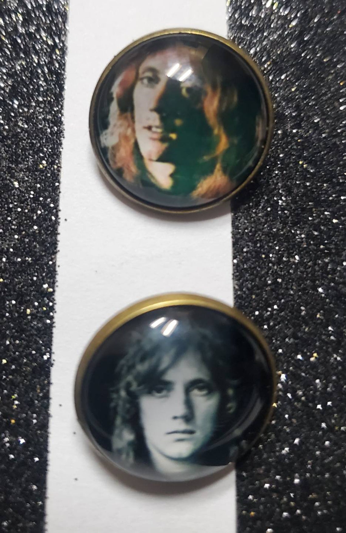 Roger Taylor Pin Set..set of 4 Roger Taylor Pins..fire..young Hot 70s ...