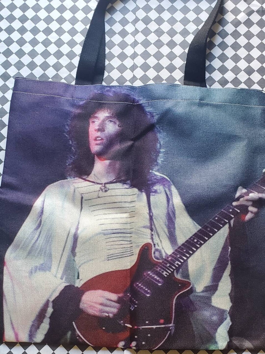 Brian May Tote Bag..16 X 16..both Sides Printed - Etsy