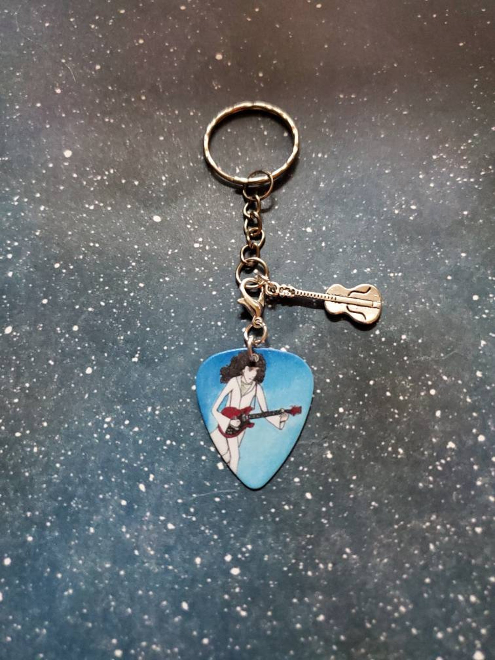 Brian May Anime..keychain..legit | Etsy