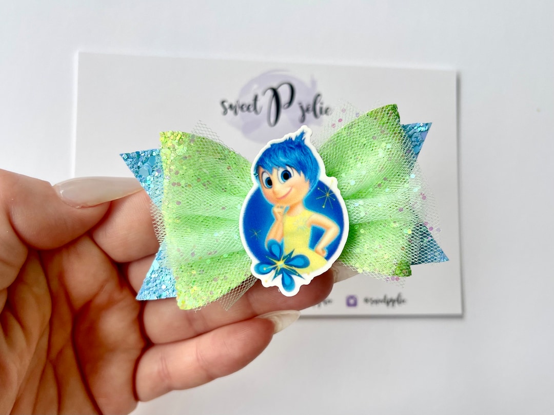 Joy Emotion Cartoon Character Inspired Cameo Center Tulle + Glitter ...