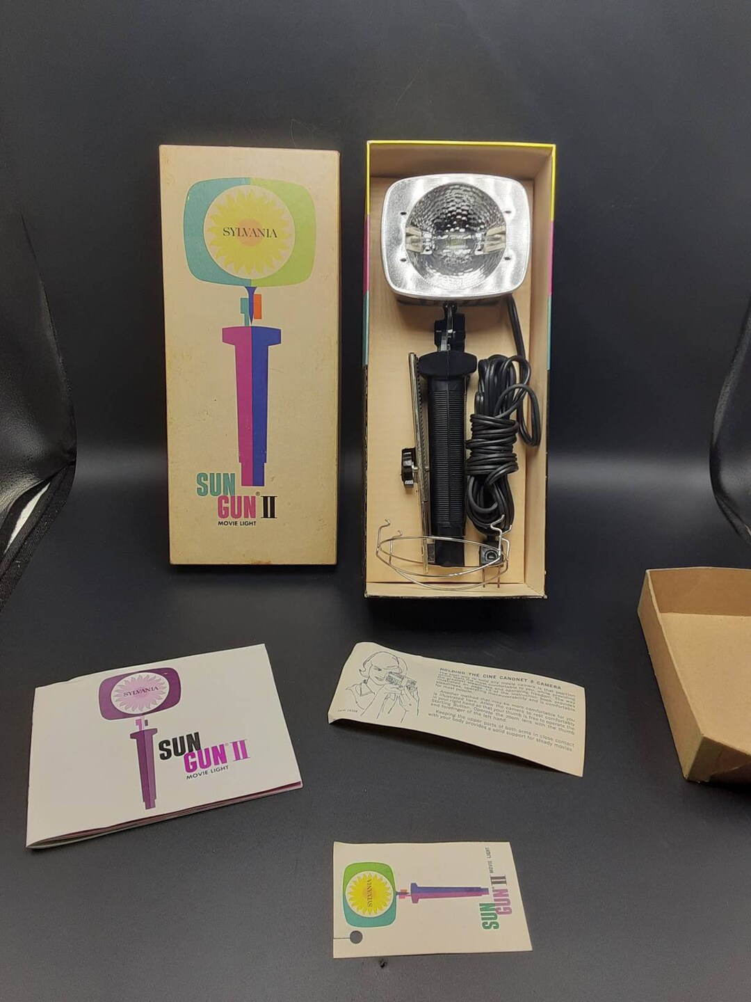 Sylvania Sun Gun II Film Movie Camera Light in Original Box - Etsy