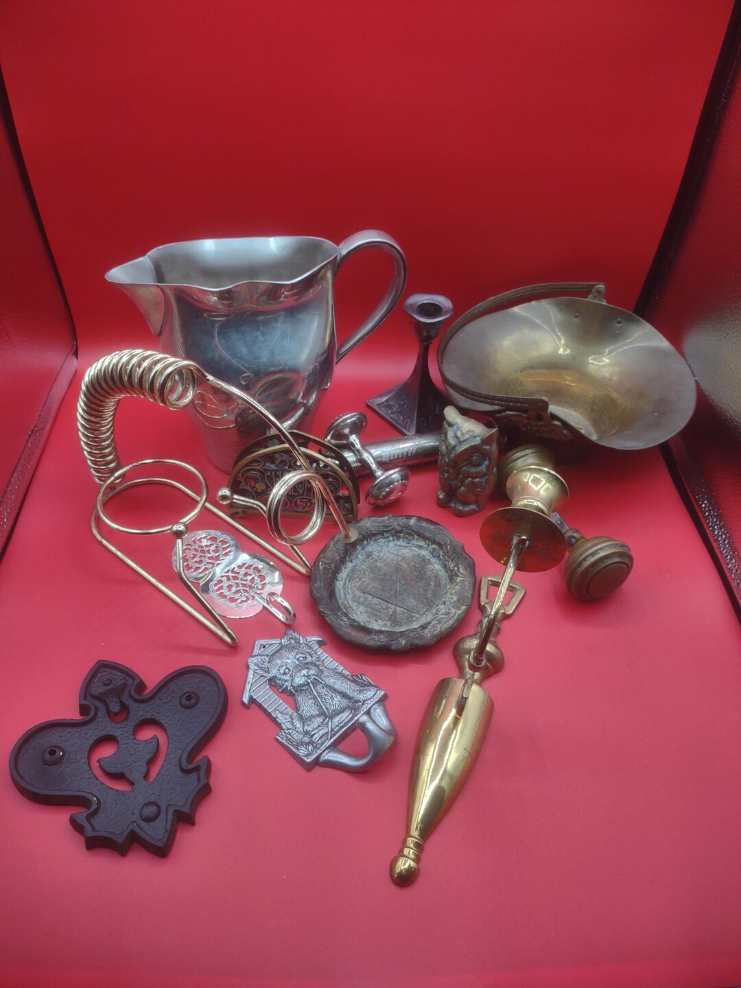 Vintage Lot Collection Metal Home Decor Items - Etsy
