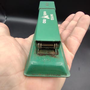 Green Bates Colt 150 Stapler Vintage Box Staples Works Great - Etsy