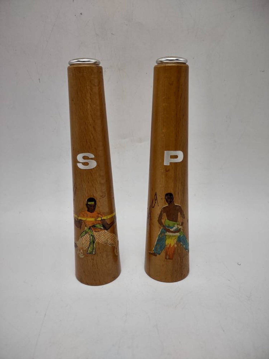 MCM Mid Century Jamaica Souvenir Shakers Wood Congo Drum - Etsy