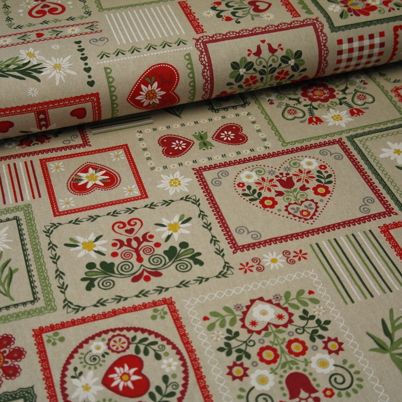 Edelweiss Fabric - Etsy
