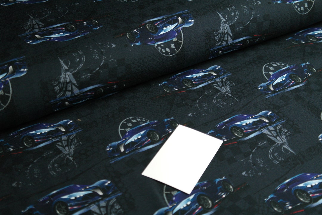 Summer Sweat Sweat Race Cars Cars on Dark Blue - Etsy