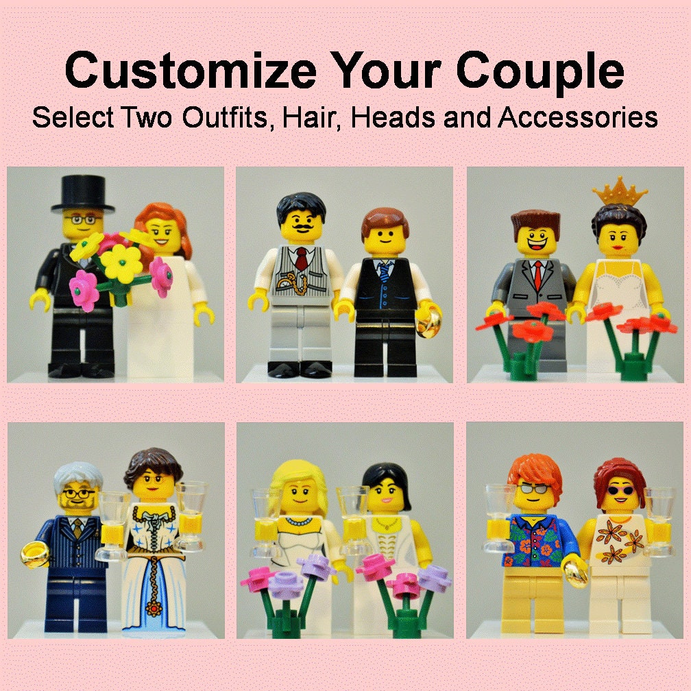 Lego Wedding Cake Topper