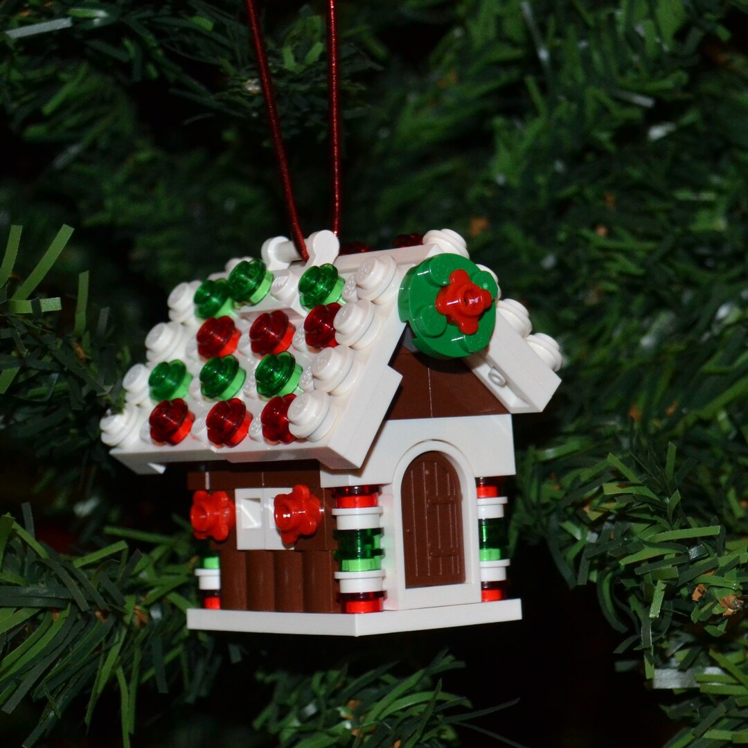 Gingerbread House Christmas Ornament With Instructions Build Your Own ...
