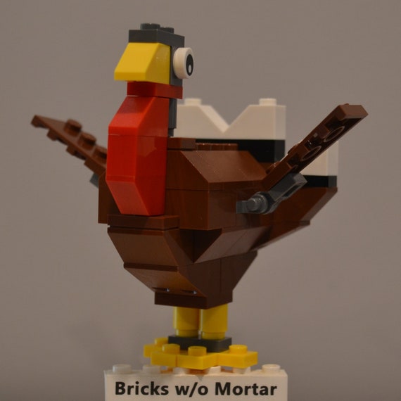 Holiday Turkey with Instructions Build Your Own with LEGO® | Etsy