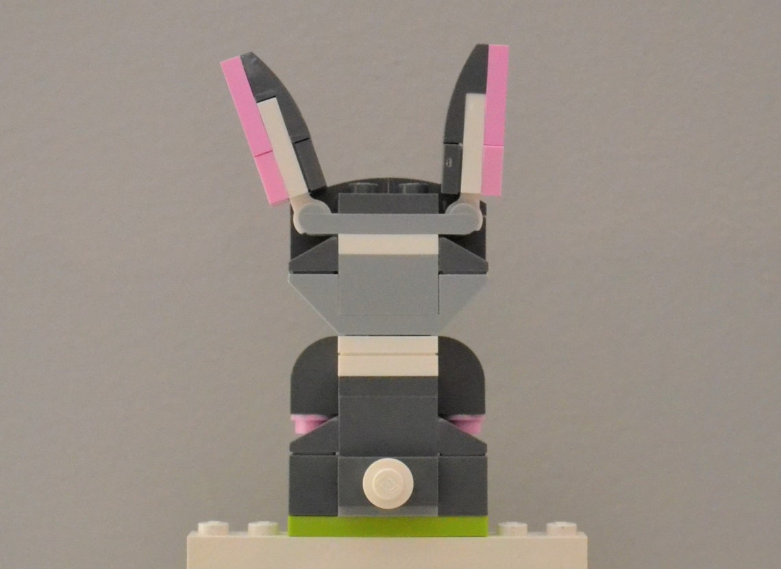 Easter Bunny Build Your Own With LEGO® Bricks - Etsy