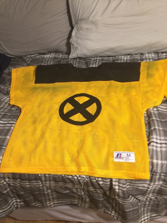 Deadpool X men trainee jersey. The front and back black parts | Etsy