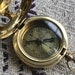 Brass Pocket Compass Vintage Style Compass Handmade - Etsy