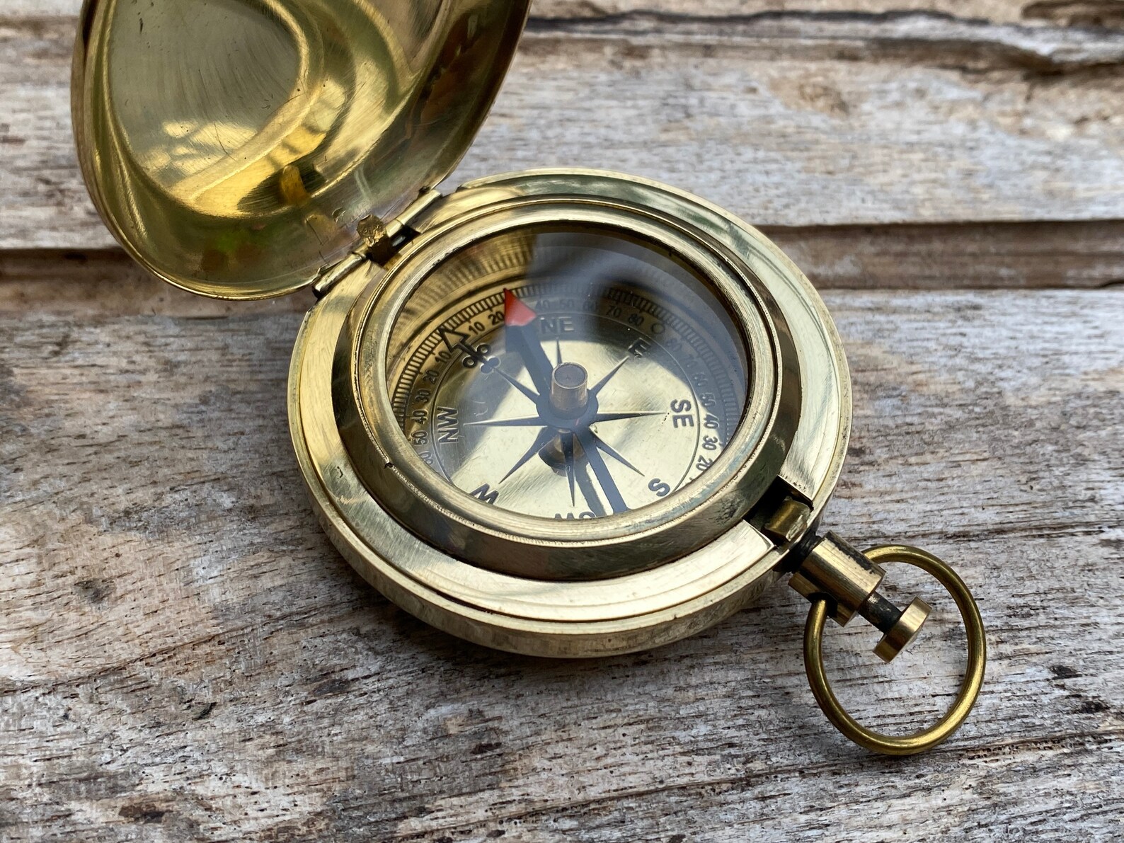 Pocket Compass Vintage Style Compass Handmade Compass - Etsy