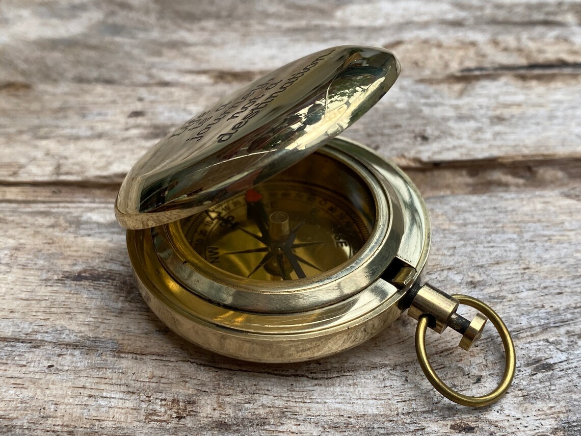 Pocket Compass Vintage Style Compass Handmade Compass - Etsy
