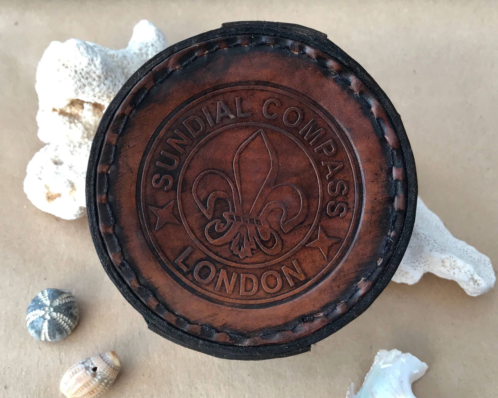 Nautical Compass With Case Vintage Compass Brass Compass - Etsy UK