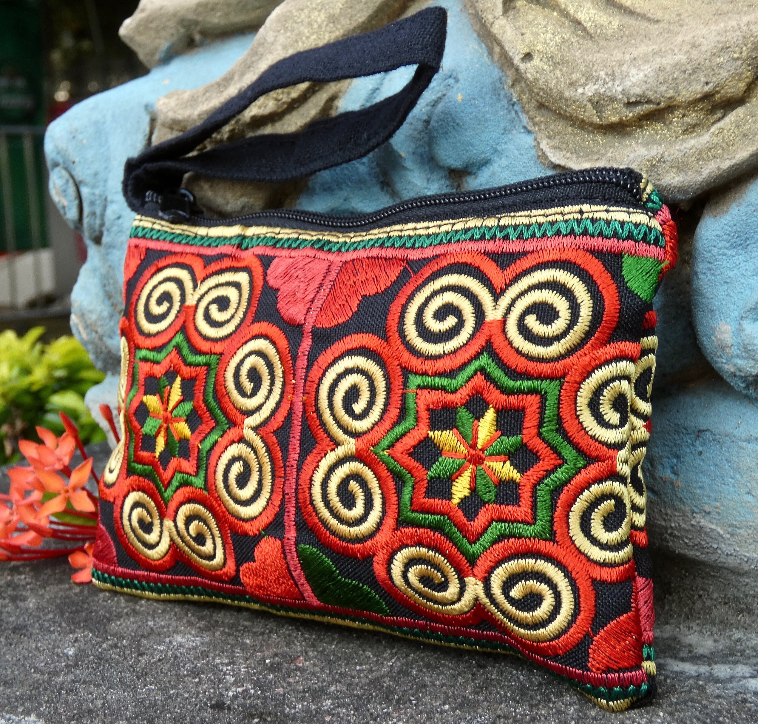 Embroidered Hmong Purse Coin Purse Small Purse Thai Purse - Etsy