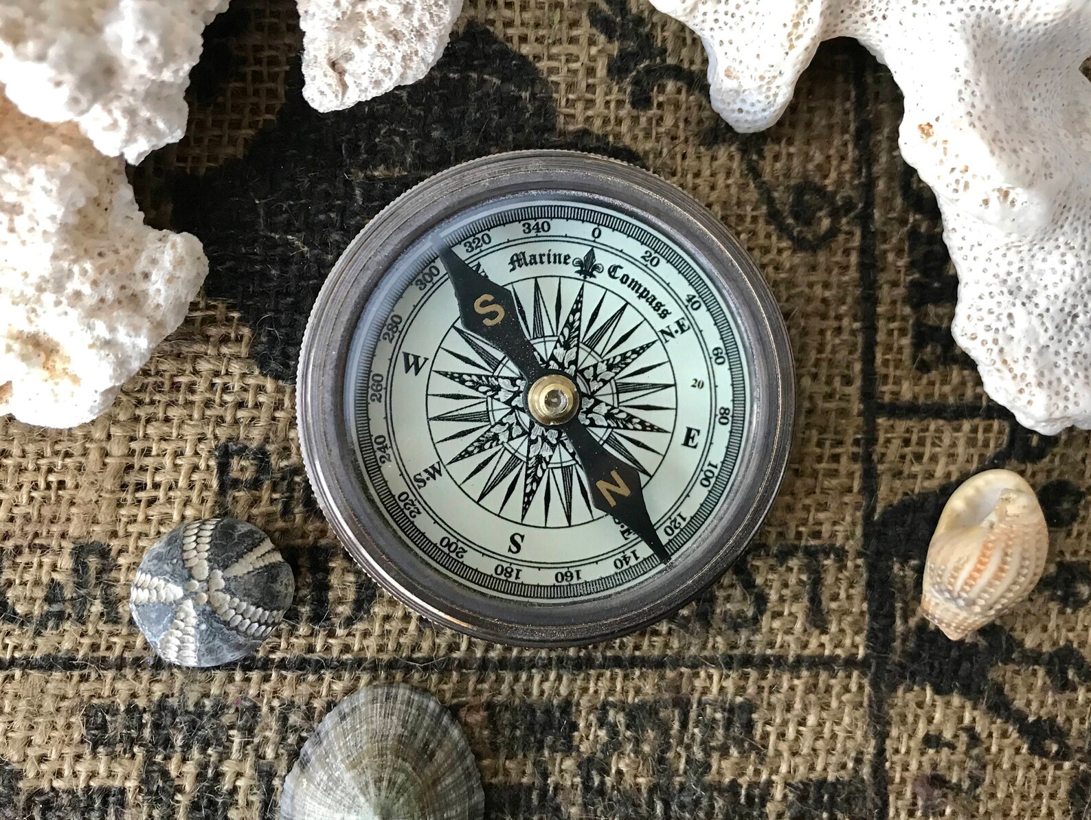 Nautical compass brass compass vintage style compass | Etsy