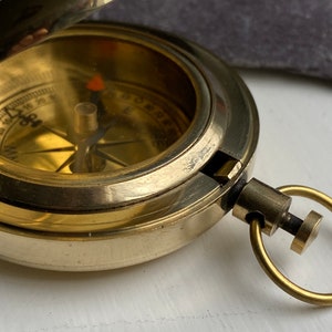 Pocket Compass | Vintage Style Compass | Handmade Compass | Travel ...