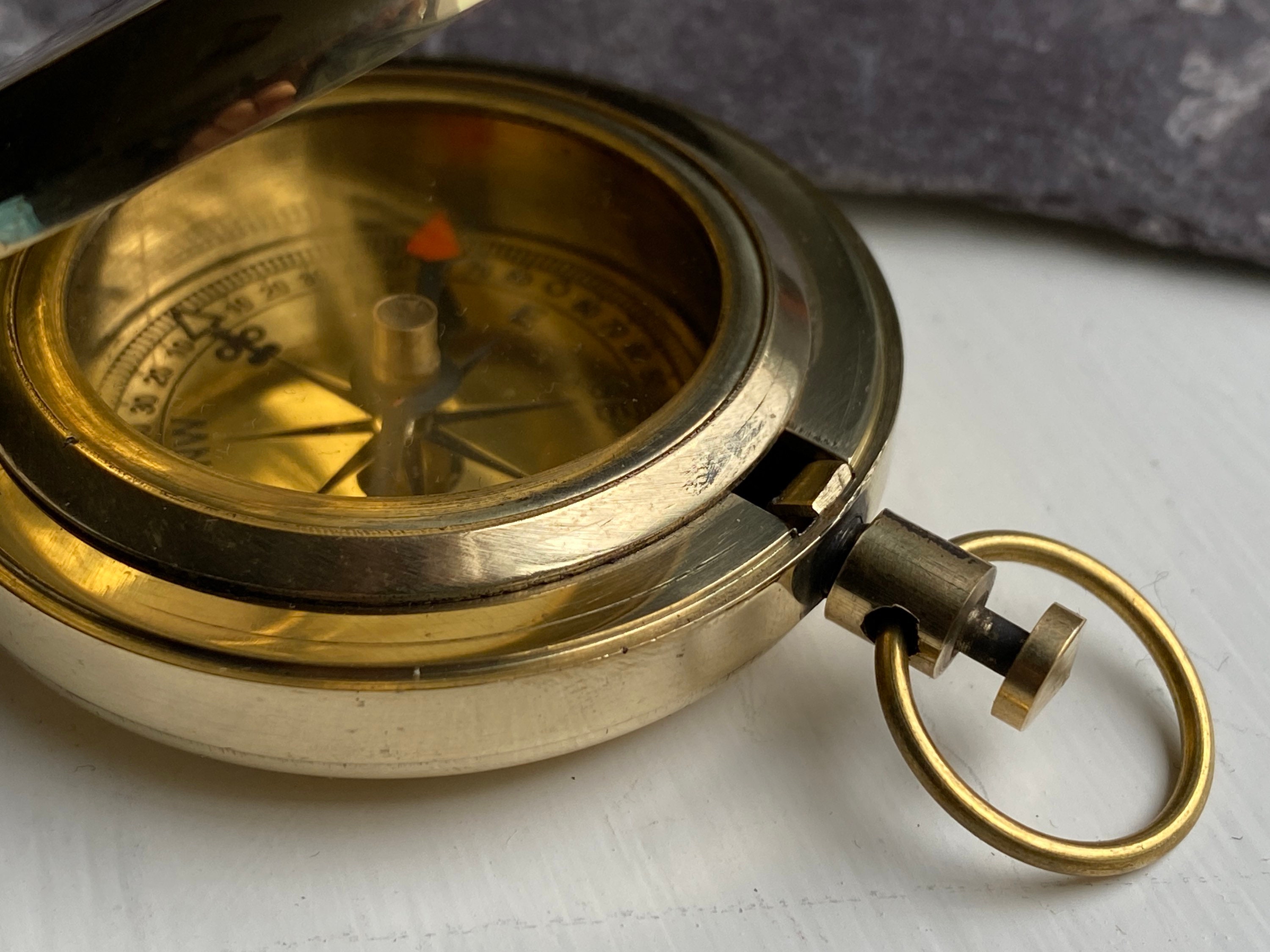 Pocket Compass Vintage Style Compass Handmade Compass - Etsy