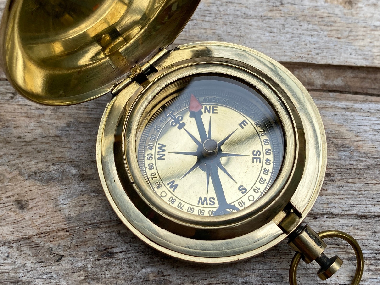 Pocket Compass Vintage Style Compass Handmade Compass - Etsy