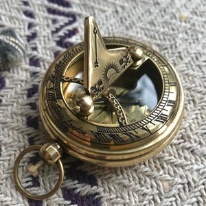 Brass Pocket Compass Vintage Style Compass Handmade - Etsy