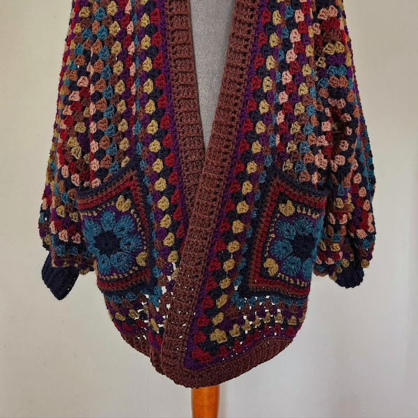 Hexagon Cardigan Crochet Pattern - Etsy