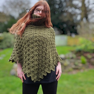 Whimsical Woodland Cottagecore Poncho Crochet Pattern. - Etsy