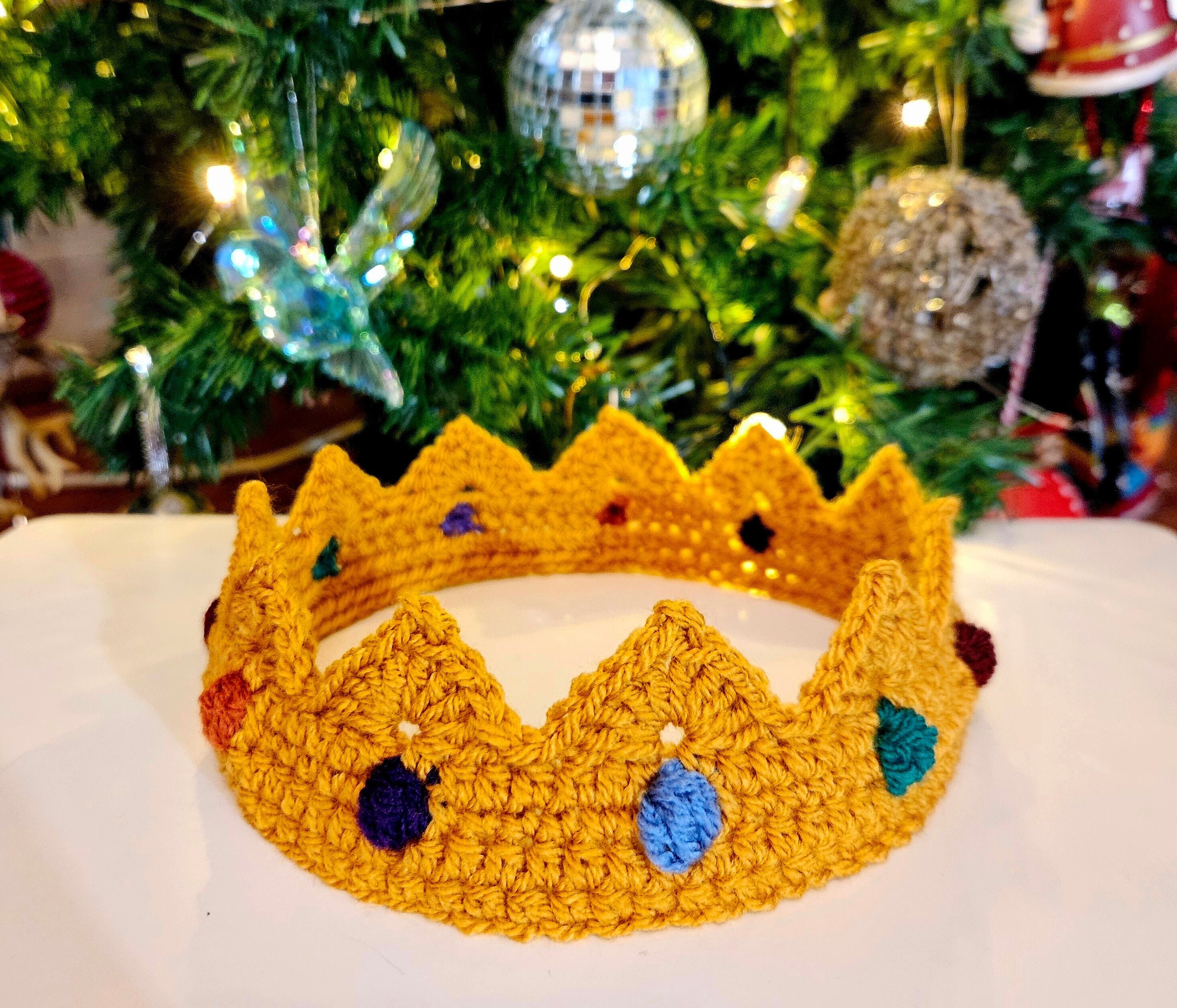 Christmas Cracker Hat Crown Crochet Pattern. for Kids Teens Adults Cats Dogs Etsy UK