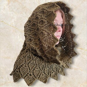 Whimsical Woodland Cottagecore Cowl Leaf Snood Infinity Scarf Hygge ...